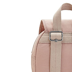 Kipling Women's Marigold Small Backpack, Adjustable, Removable Crossbody Strap, Nylon Travel Organizer, Brilliant Pink Grad, 9''L x 11.75''H x 5''D