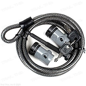 Saris Bicycle Rack Accessory, Bike Locking Cable and Hitch Tite Combo, Black, One Size