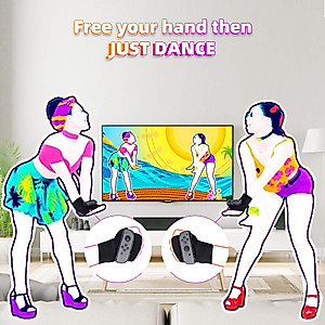 Leyu Smart Wrist Strap for Switch Just Dance 2025 2024 2023 2022 2021 2020 2019 Boxing Design More Fun to The Dance White