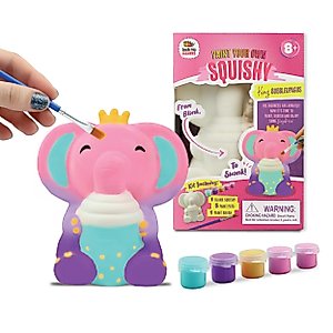 DOODLE HOG Elephant Squishy Painting Kit - Squishy Toys for Kids, Squishies for Kids - Slow Rise Squishy Animals - Ideal Arts and Crafts, Gifts for 8-12, Girls & Boys, Easter Basket Stuffers