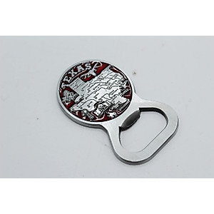 Texas State Map Emblem Icons Beer Bottle Opener