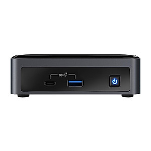 Intel NUC Kit NUC10I5FNKN1 Home & Business Mini Desktop Black i5-10210U 4-Core, UHD, WiFi, Bluetooth, 1xHDMI, SD Card, No OS Barebone Unit with Hub