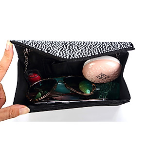 Nodykka Purses and Handbags Envelope Evening Clutch Crossbody Bags Classic Wedding Party Shoulder Bag for Women