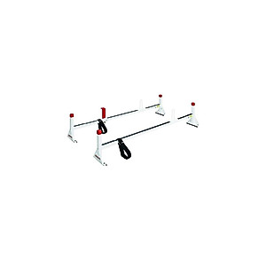 Weather Guard - 2053 205-3 All-Purpose White Powder Coated Full Size Van Ladder Rack