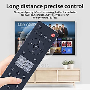 VR2 Replacement Remote Control for VIZIO TV VL260M VL320M VO320E VO320EM VL370M VO370M VO370MC VO400E VO420E VO420EM VP322 VP422 VW46LF