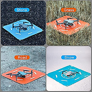 STARTRC Drone Landing Pad Pro, Universal Waterproof Portable Fast-Foldable Helipad for DJI Mini 2 SE/Air 2S/Mini 2/Mini 3 Pro/Mavic 3/Mavic 2/Holy Stone/FPV Drone/DJI Avata/RC Quadcopters (20-inch)