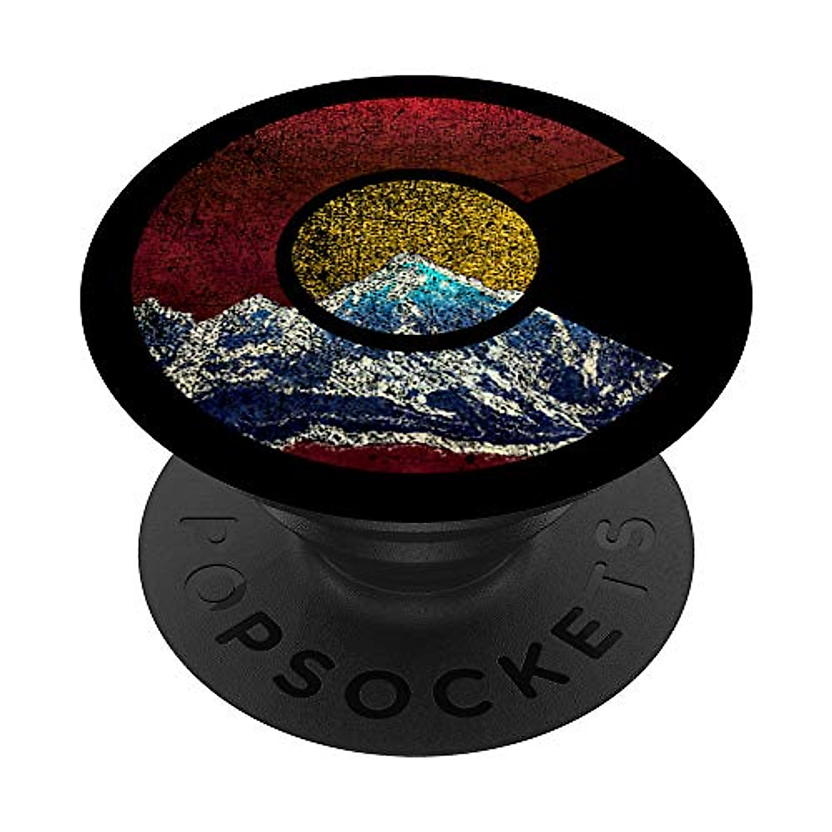 Colorado Flag Mountain Scene PopSockets PopGrip: Swappable Grip for Phones & Tablets