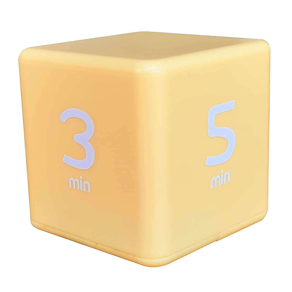 Cube Timer 1-3-5-10 Minutes Time Management for Cooking Teaching Learning, Kitchen Timer, Kids Timer, Workout Timer, Meditation Timer, Study Timer(Yellow)…