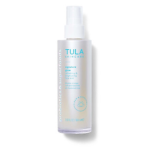 TULA Skin Care Signature Glow Refreshing & Brightening Face Mist - Oil & Alcohol Free, Hydrating & Brightening with Pollution & Blue Light Protection, 3.51 fl oz.