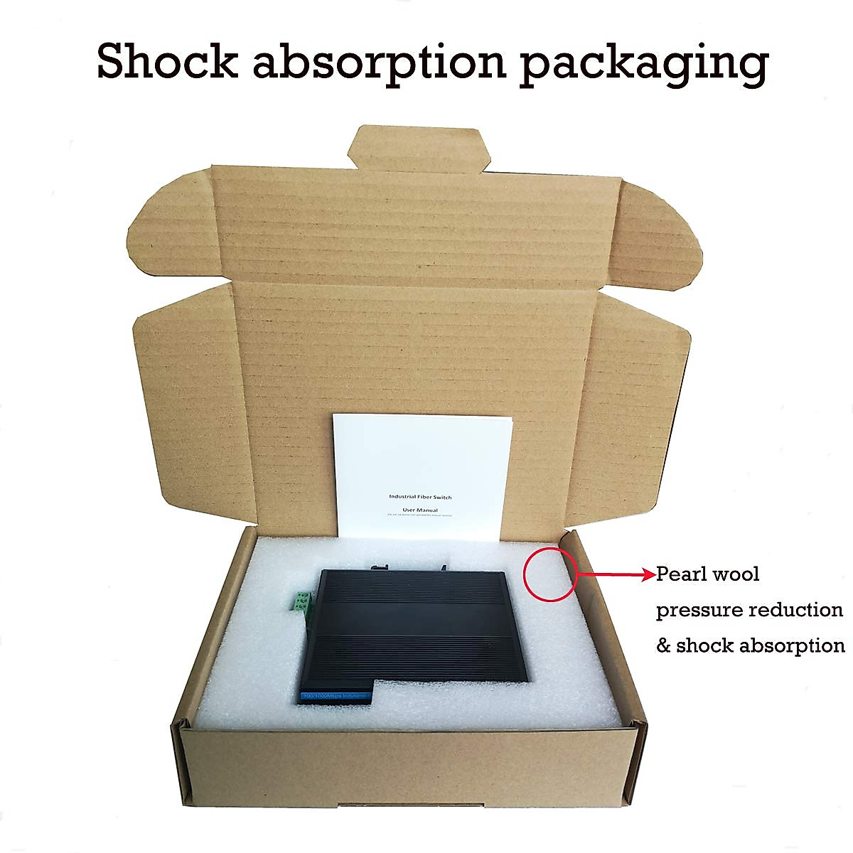 OLYCOM Harsh Outdoor 5-Port Gigabit Ethernet Fiber Converter, Industrial DIN-Rail Network Switch, 100/1000Base-T to LC, Up to 20KM(with SFP Transceiver), IP40, Extreme Heat -40°～ 85°C (-40°～ 185°F)