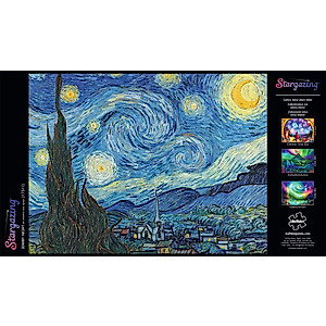 Buffalo Games - Starry Night - 750 Piece Jigsaw Puzzle for Adults Challenging Puzzle Perfect for Game Nights - 750 Piece Finished Size is 24.00 x 18.00