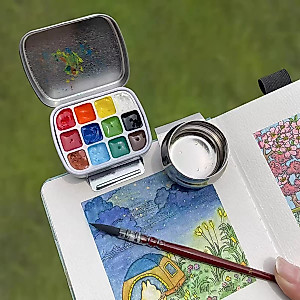 Kukiwhy 6 PCS Mini Metal with Lid Portable Storage Box,for Items,Earplugs, Pills, Tiny Bead, Nail, Jewelry Findings