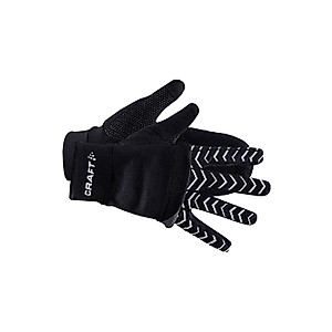 Craft Sportswear Unisex ADV Lumen Hybrid Glove, Black, Large