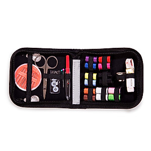 Embroidex Sewing Kit for Home, Travel & Emergencies - Filled with Quality Notions Scissor & Thread - Great Gift