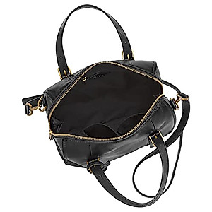 Fossil Women's Carlie Leather Satchel Purse Handbag