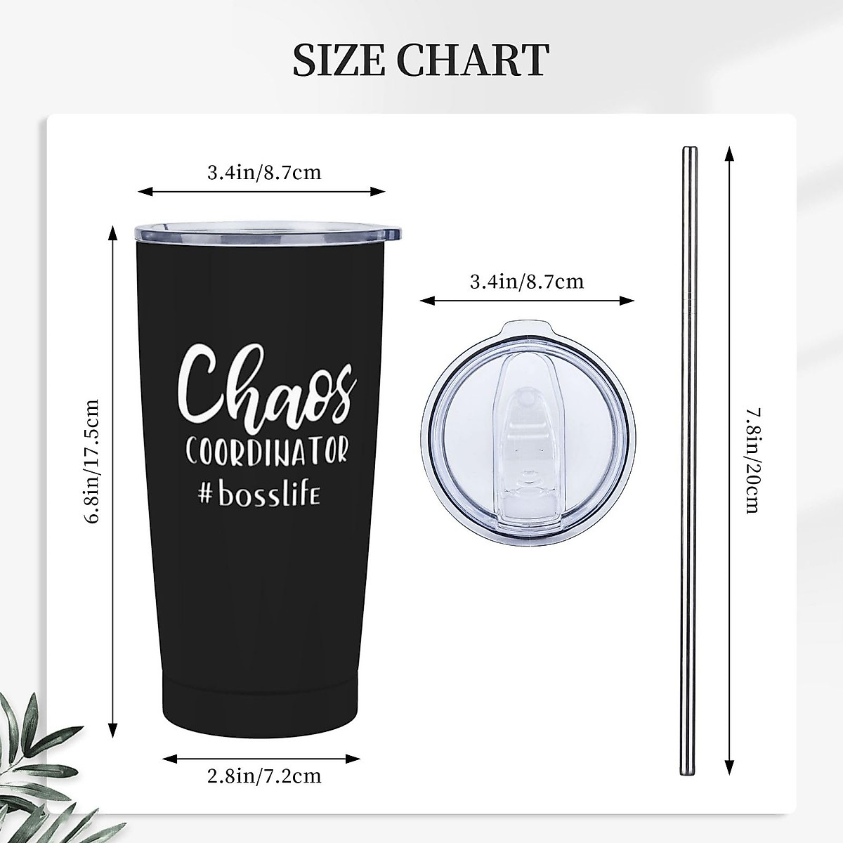 NVFCC Boss Christmas Gifts for Men - Birthday Gifts for Your Male Boss - Funny Boss Gifts for Men - Best Gift for Boss Man - Cool Gifts for Bosses - Best Gifts Ideas for Boss - 20 oz Tumbler