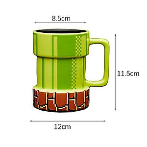 EXIGENT Gamer Pipe Ceramic Coffee Tea Cup Mug Collectible 15 Oz Ounces (Pipe)