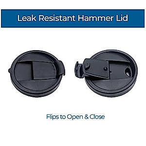 CUAJH Skull Flower Travel Coffee Mug, Personalized Coffee Tumbler with Wrap and Lid, Stainless Lined for Women Men, 14 OZ