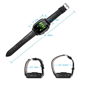 Elderly GPS Smart Watch Phone, 4G Heart Rate Blood Pressure Monitoring Smartwatch, 1.3" Touch Screen Camera Anti-Lost SOS Safety Fence Waterproof for Dementia Alzheimer's Christmas Birthday Gift