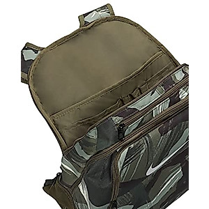 Nike Brasilia X-Large Backpack-9.5 (Medium Olive/Black/Particle Grey, Misc)