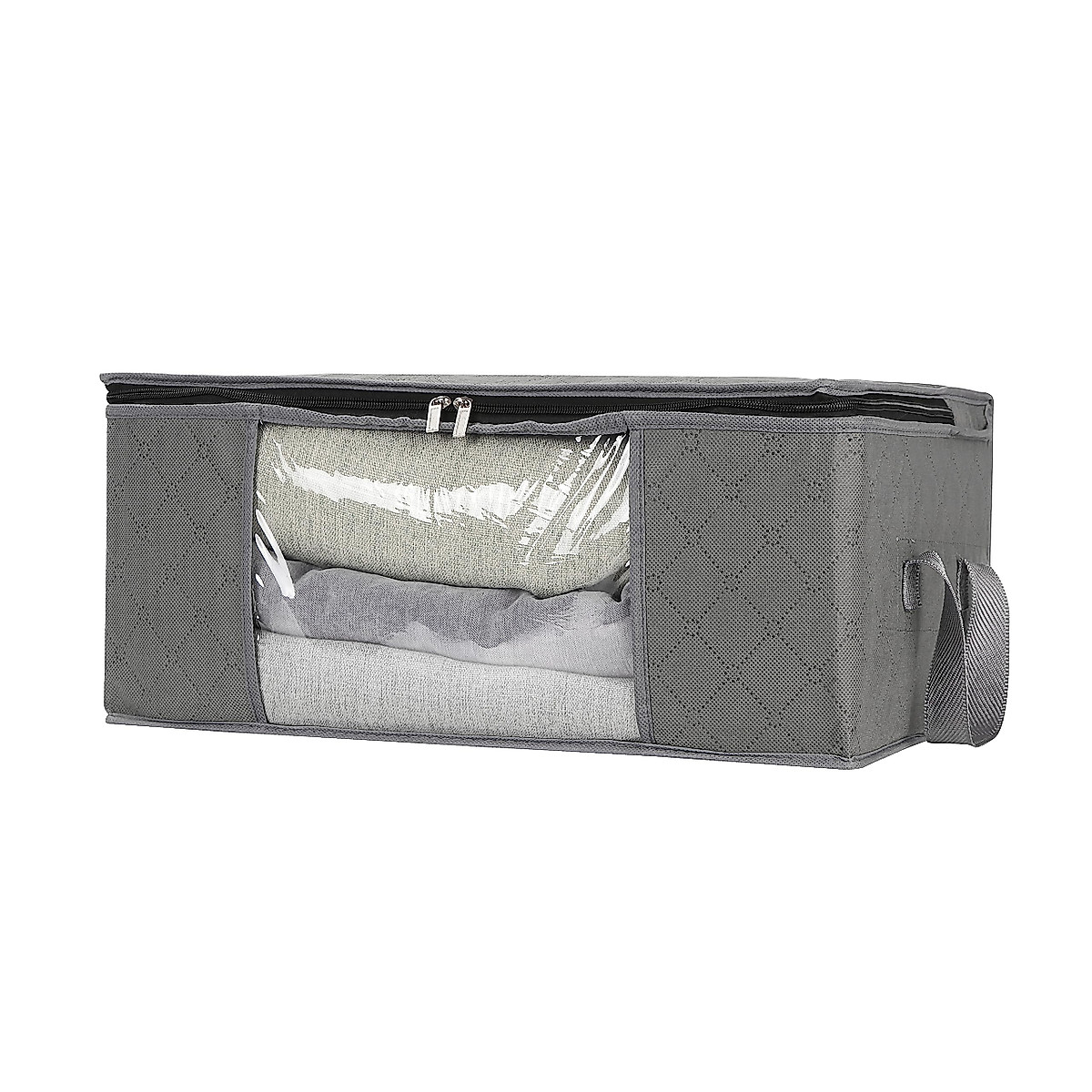 Storage Clothes Bins Closet Bags: Containers Organizer Bag Boxes Clothing Bin Box Container Organization for Organizing Blanket Cloth Pillow Sheet Sweater and Storage Totes Organizers With Lids