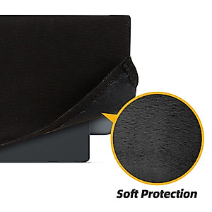 Nintendo Switch Dust Cover by Brand, Water Proof, Thick Fabric, Precision Cut for Easy Cable Access, Black