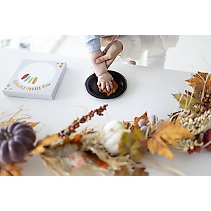 Kate & Milo My Little Turkey Canvas, DIY Handprint Keepsake Art, Thanksgiving Décor, Perfect for Baby Girl or Boys First Holiday Season, Baby Fall Decor