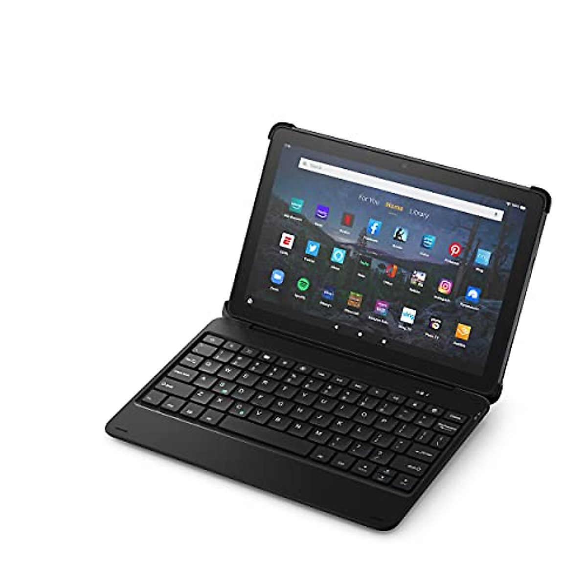 Made for Amazon Bluetooth Keyboard with detachable case in Black, for Fire HD 10 (11th Generation) 2021 release