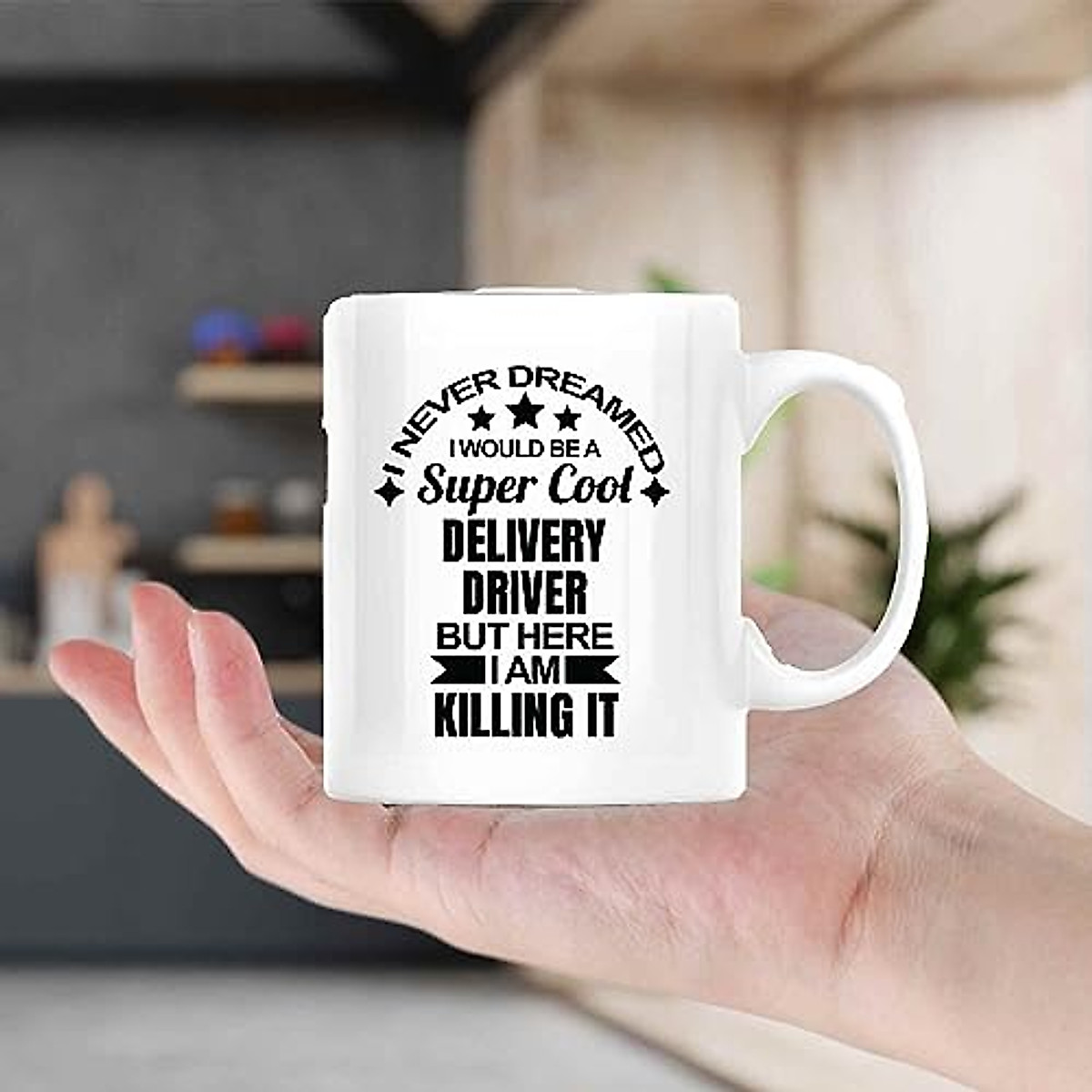 Courage Gift For Delivery Drivers To Persevere During Tough Times 11oz 15oz White Coffee Mug