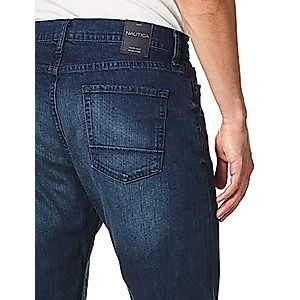 Nautica Men's Size Big and Tall Relaxed Fit Jean, Pure Deep Bay Wash, 58W x 30L