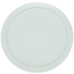 Pyrex 7402-PC Sage Green Round Plastic Food Storage Replacement Lid, Made in the USA - 6 Pack