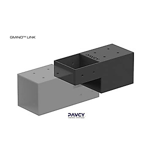 GMINO™ Link 6 Outdoor Framing Module | 6x6 Post Bracket | Pergola Fence Kit - 2 Per Pack