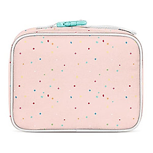 Simple Modern Kids Lunch Box for Toddler | Reusable Insulated Bag for Girls | Meal Containers for School with Exterior and Interior Pockets | Hadley Collection | Rainbow Speckles