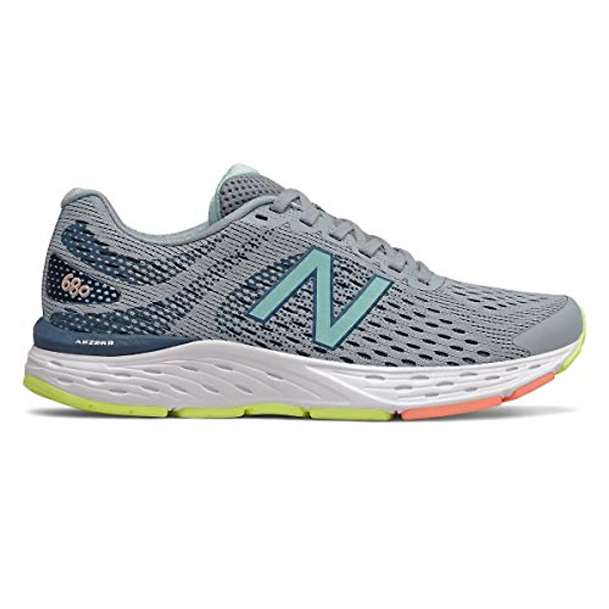 New Balance Women's 680 V6 Running Shoe, Light Slate/Stone Blue, 6.5 M US