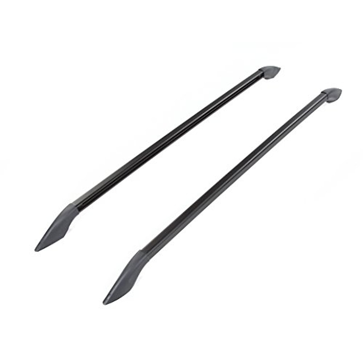 Perrycraft AVXX48-B Aventura Black 48" Long Drill-in Installation Roof Rail