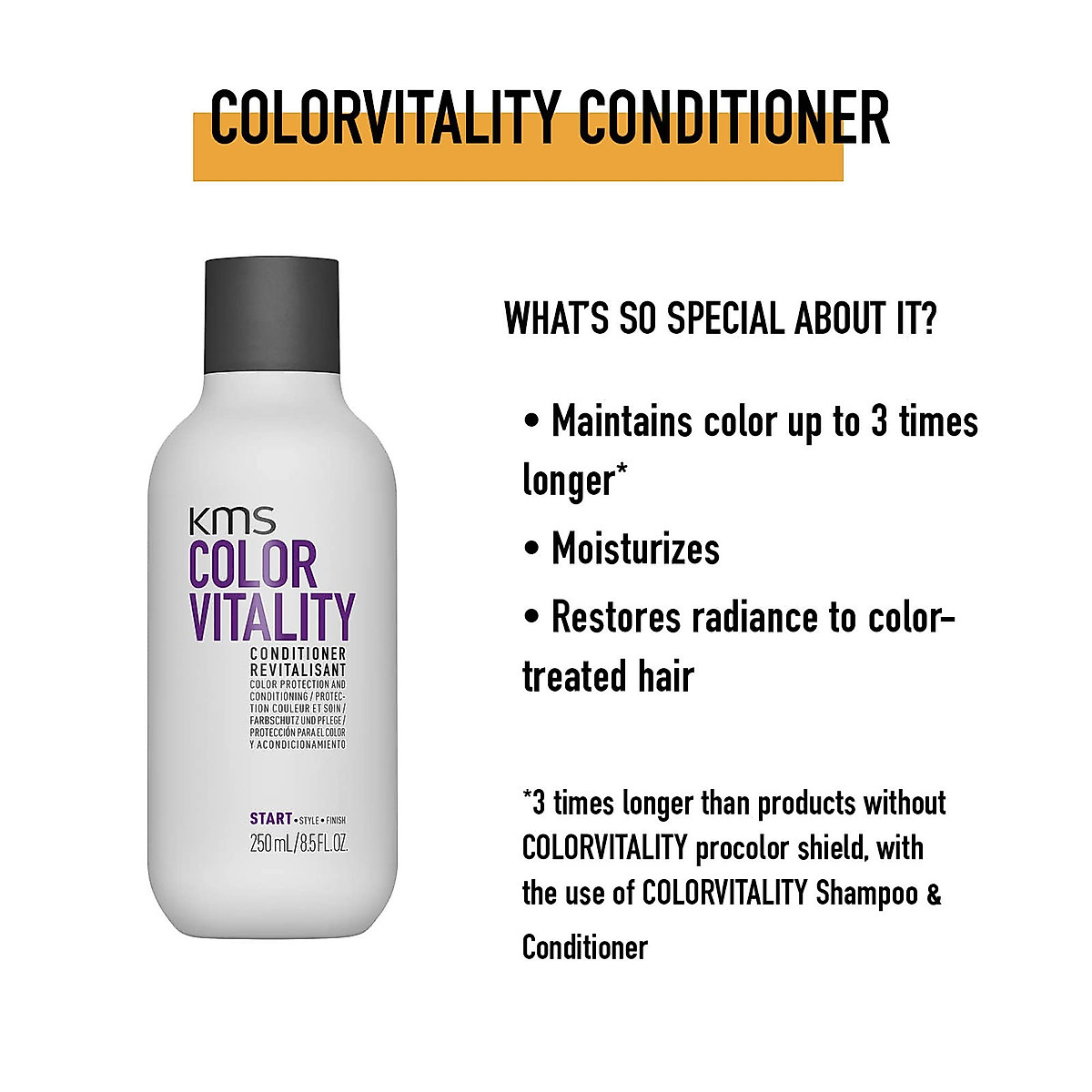 KMS COLORVITALITY Conditioner, 8.5 Ounce (Pack of 1)