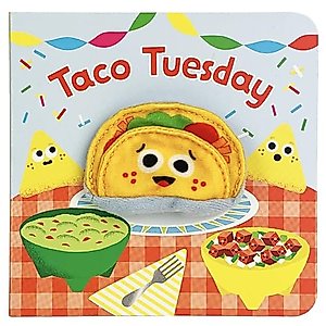 Taco Tuesday Finger Puppet Board Book for Little Taco Lovers, Ages 1-4 (Finger Puppet Book)