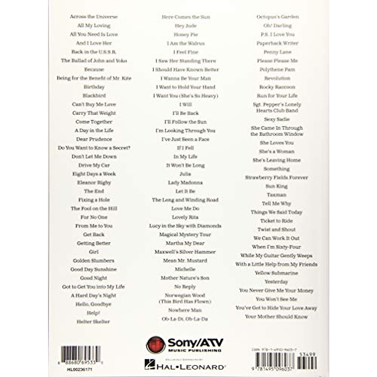 The Beatles Sheet Music Collection - Piano, Vocal and Guitar Chords