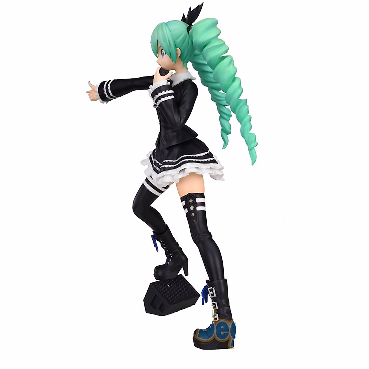 Sega Project Diva Arcade Future Tone Hatsune Miku Super Premium Action Figure Dark Angel, 9"