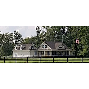 Service First Heavy Duty Delta Sectional Flag Pole Complete Kit (20 Foot, Silver)