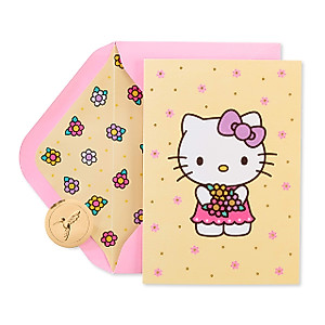 Papyrus Blank Cards with Envelopes, Hello Kitty (12-Count)