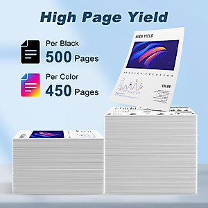 MYTONER Remanufactured Ink Cartridge Replacement for Epson 200XL 200 XL for Expression XP-200 XP-300 XP-310 XP-400 XP-410 Workforce WF-2520 WF-2530 WF-2540 Printer(2 Black,1 Cyan, 1 Magenta,1 Yellow)