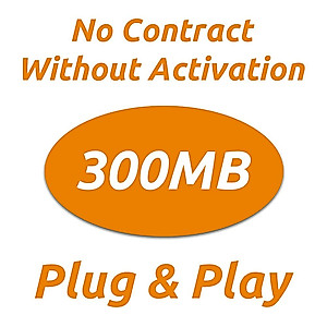 Prepaid SIM Card for Reolink Cellular Solar Camera 300MB（50MB to 120GB Optional） for 30 Days IOT 2G/3G/4G Data Cards for IPad IP Camera Data Only