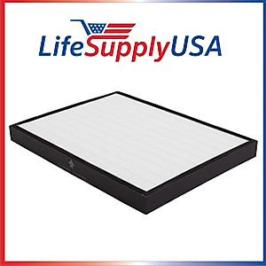 LifeSupplyUSA True HEPA Filter Replacement Compatible with Rabbit Air BioGS SPA-421A & SPA-582A Air Purifiers (3-Pack)