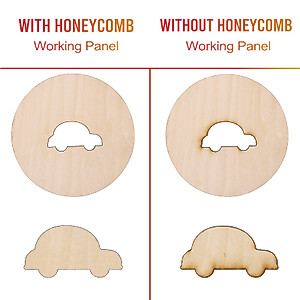 Honeycomb Laser Bed 400x400x22mm, Laser Honeycomb Bed for Laser Engraver and Cutter Machine, CO2 Engraver Cutting Machine, Laser Engraver Accessories, Smooth Edge, Aluminum(15.7x15.7x0.86in)