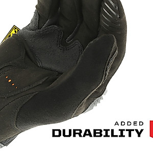 Mechanix Wear: M-Pact Work Gloves with Secure Fit, Work Gloves with Impact Protection and Vibration Absorption, Safety Gloves for Men (Black/Grey, Medium)