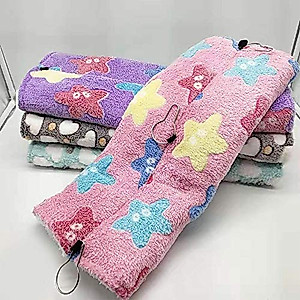 Oncpcare Hanging Tunnel for Small Animals, Hanging Hamster Toys, Sugar Glider Hammock Cage Accessories Bedding for Chinchilla Ferret Squirrel Guinea Pig Rat Playing Sleeping