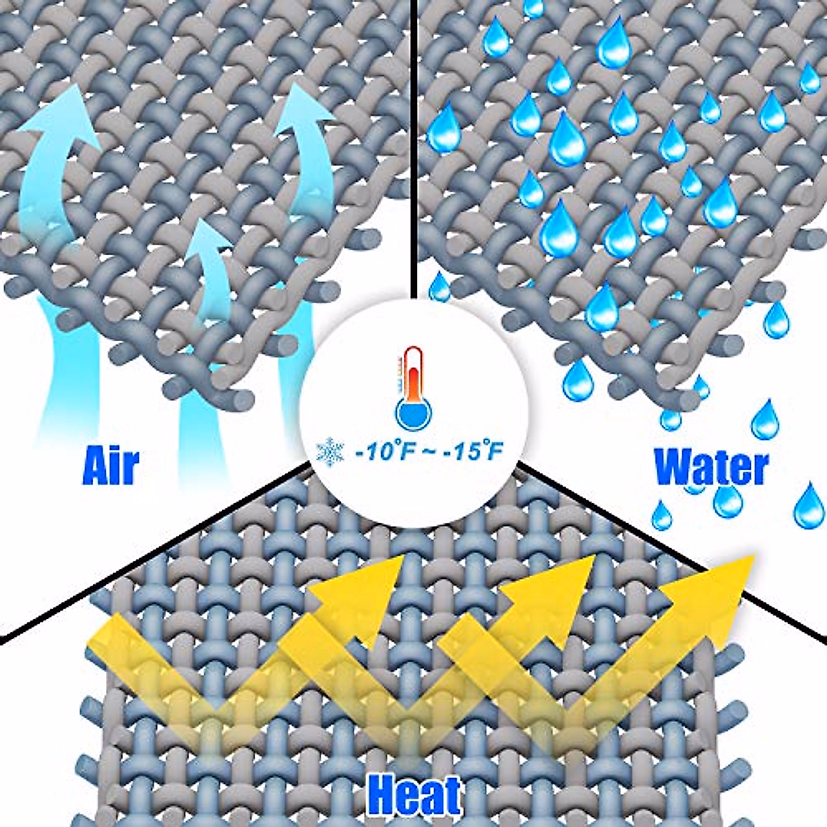 Amgo 14' x 14' x 19.8' Beige Triangle Sun Shade Sail Canopy Awning Shelter Fabric ATAPRT14 - UV Block UV Resistant Heavy Duty Commercial Grade - Outdoor Patio Carport - (We Customize)