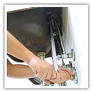 General Tools Telescoping Basin Wrench Large Jaw #140XL, Extends from 11 to 16-Inches, Fits 1 to 2 Inch