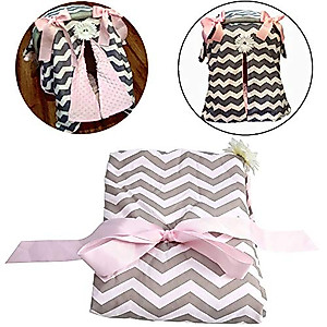 Infant Car Seat Cover Nursing Breastfeeding Scarf Newborn Baby Car Seat Blanket Girls Boys Breathable Windproof Canopy Multi-Purpose Blanket
